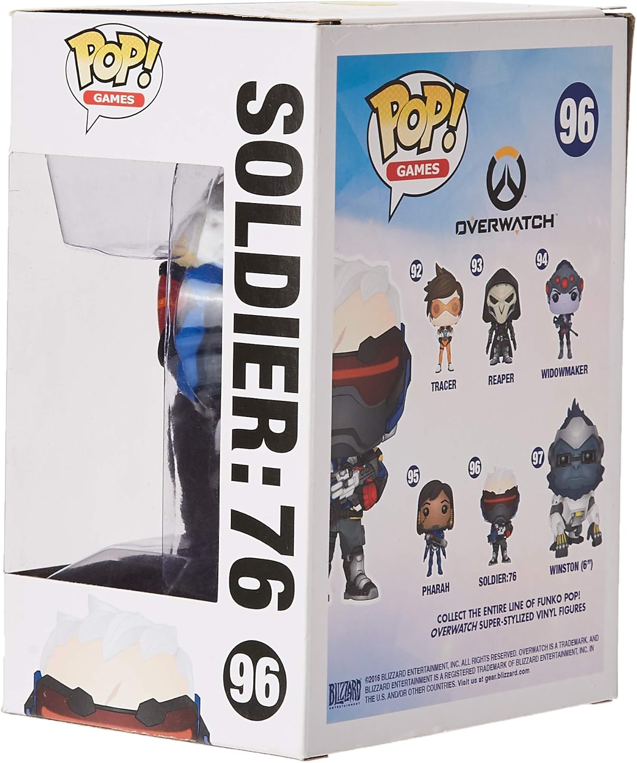 Overwatch Soldier 76 Vinyl Figure 96 Funko Pop! Standard – BigaMart