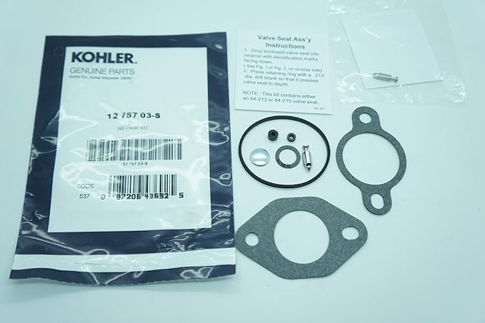 Amazon.com: GENUINE OEM KOHLER PART # 12 757 03-S CARBURETOR KIT ...