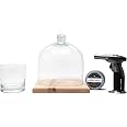 Amazon.com: Dome Cocktail Smoking Kit - Medium Wooden Base: Home & Kitchen
