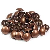 25mm(1inch) Round Large-Headed Nail, Red Copper Antique Upholstery ...