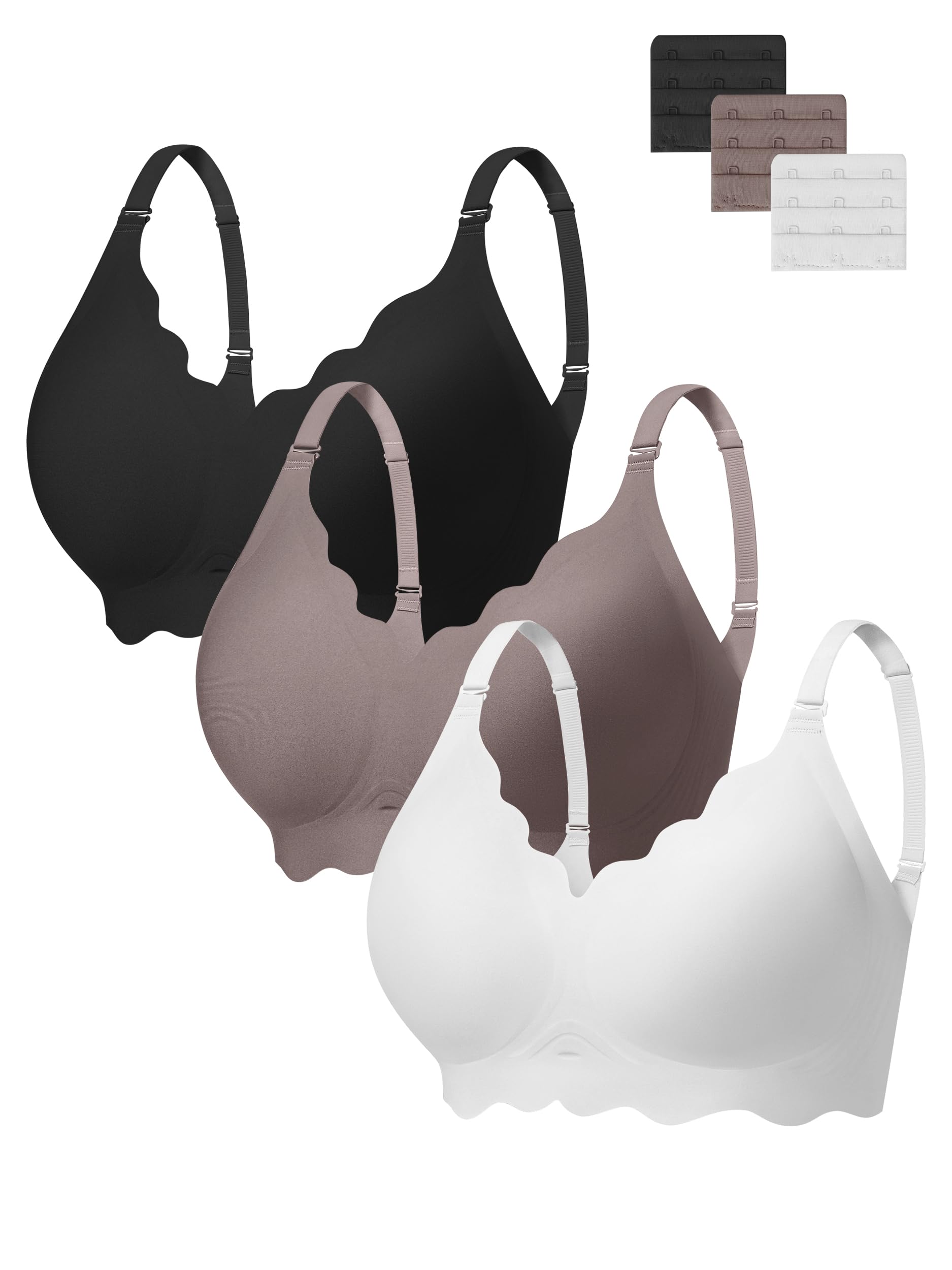 Angelhood Wireless Bras for Women Seamless Bra Ultimate Comfort ...