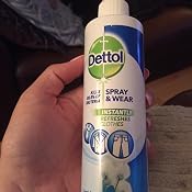 Dettol Spray and Wear Fabric Clothes Freshener Spray, Fresh Cotton ...
