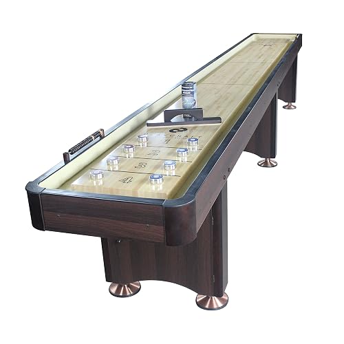 Playcraft Woodbridge Shuffleboard Table with Storage Cabinet - Shuffle ...
