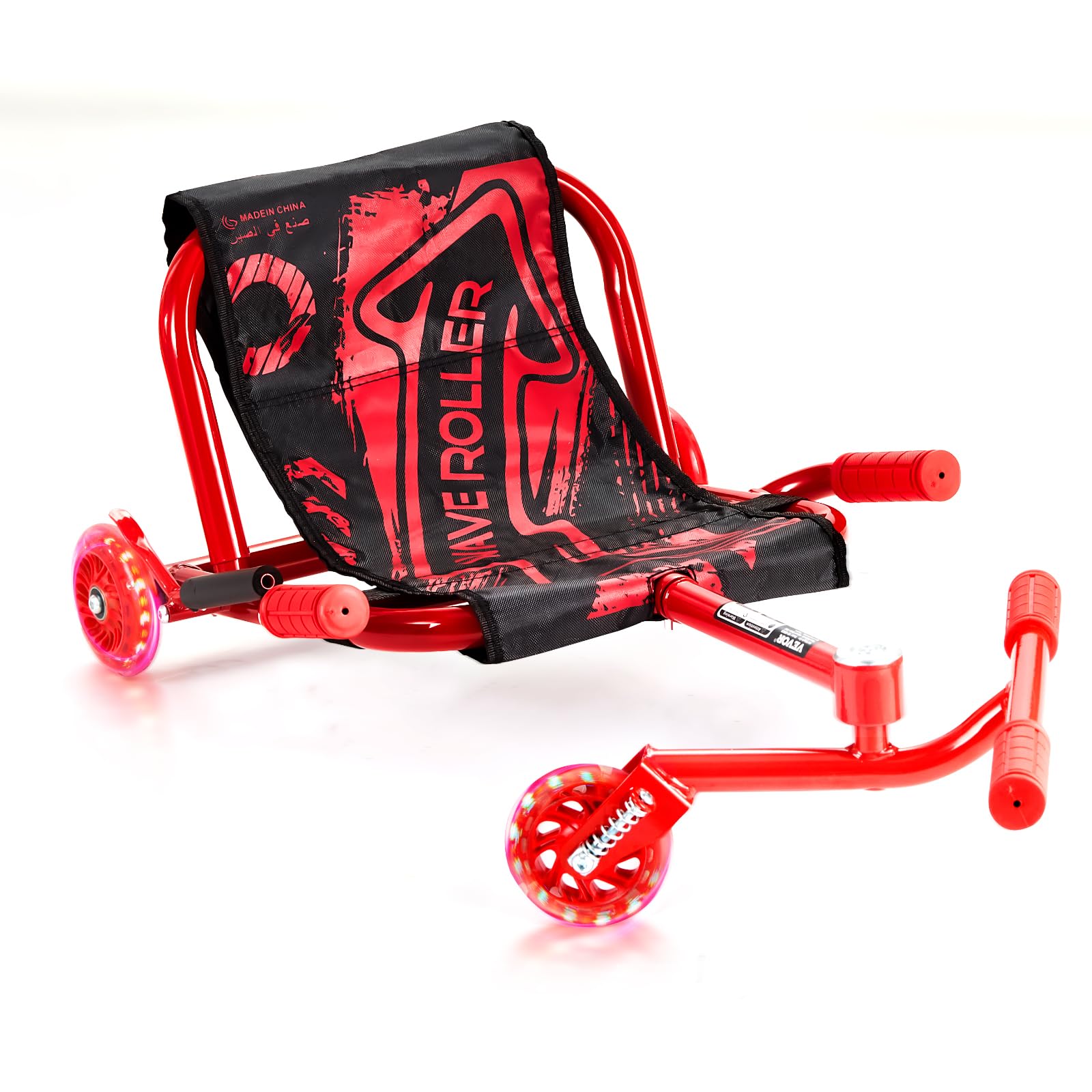 VEVOR Ride on Scooter, Load Capacity of 198 lbs, Swing Side-to-Side for Amazing Ride Powered by ...