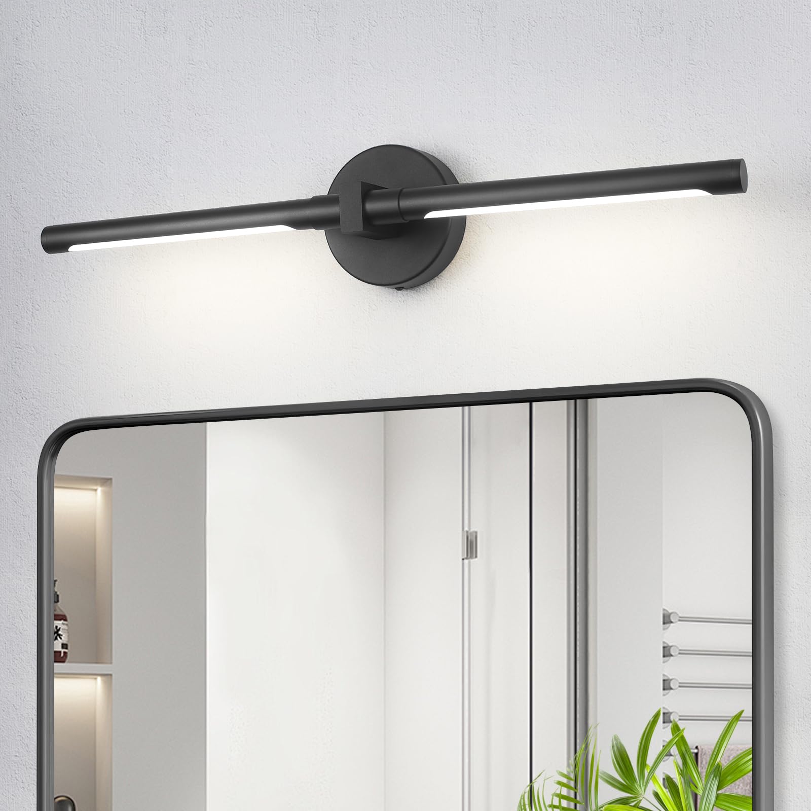 Alynzee Bathroom Lighting Fixtures Over Mirror,360° Rotatable 24 Inch ...