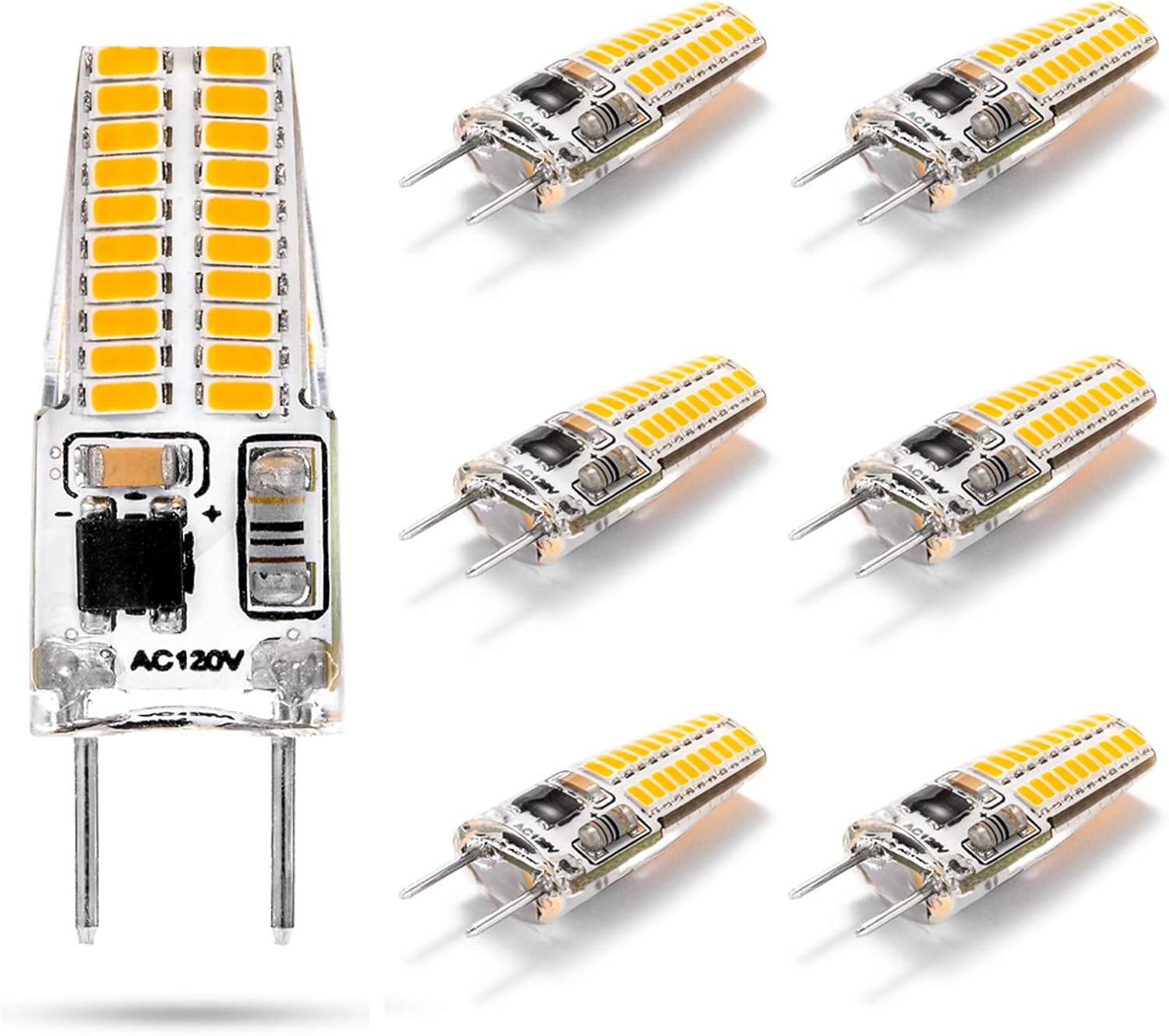 Amazon.com: G8 LED Bulb Dimmable 3W Equivalent to G8 Halogen Bulb 20W ...