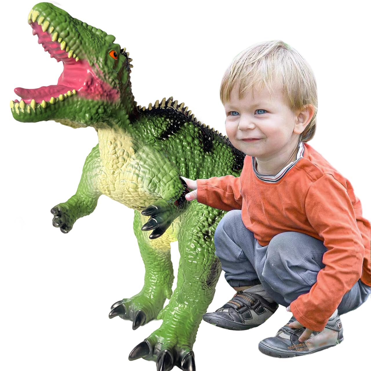 YONGJULE Big Dinosaur Toys for Boys, 29 inch Large Giganotosaurus ...