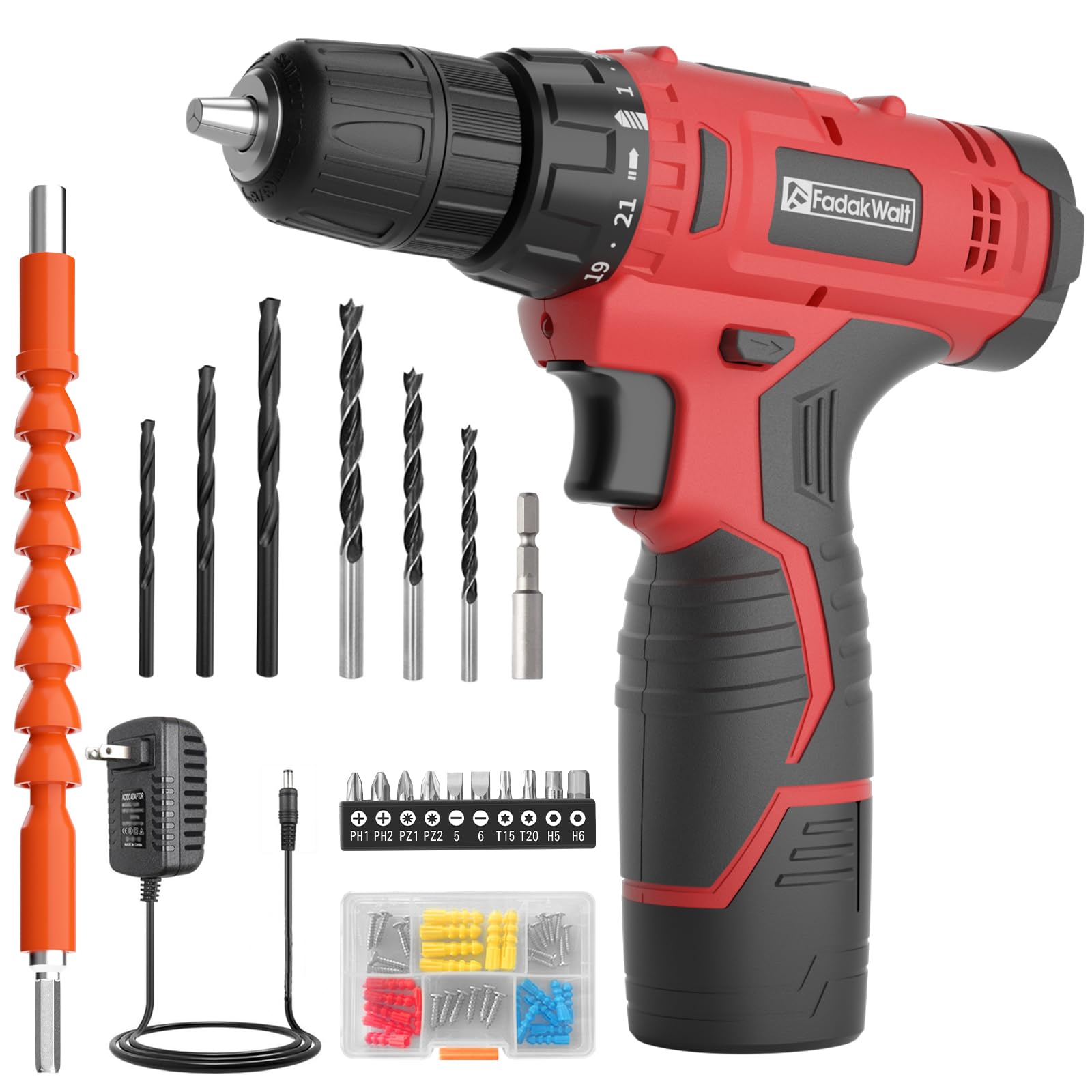 Mua Cordless Drill Set,12V Power Drill Set with Battery and Charger ...