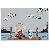 Amazon.com: Peanuts Charlie Brown and Snoopy All You Need Is Love and a Dog Wood Wall Decor ...