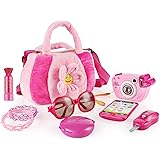 Amazon.com: MerryXGift Little Girls Purse Set - 13 Pcs Play Purse and ...