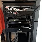 Amazon.com: RAISING ELECTRONICS Server Rack Open Frame Rack 4 Post 19 ...