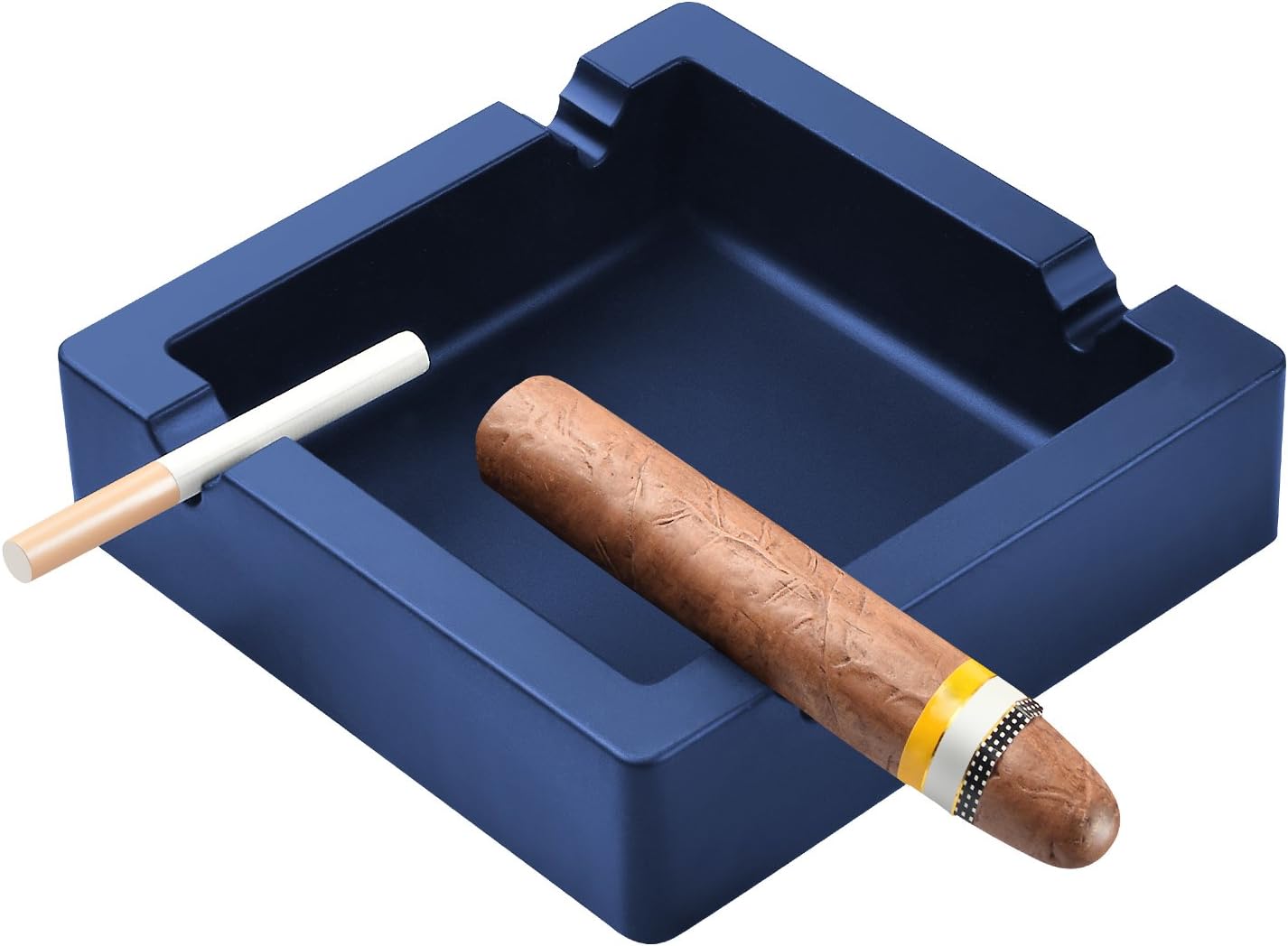 Oilp Large Cigar Ashtray and Big Cigarette Ashtray Dual-use Unbreakable ...