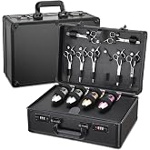 Amazon.com: foriy Barber Carrying Case, Barber Tool Box With Code Lock ...