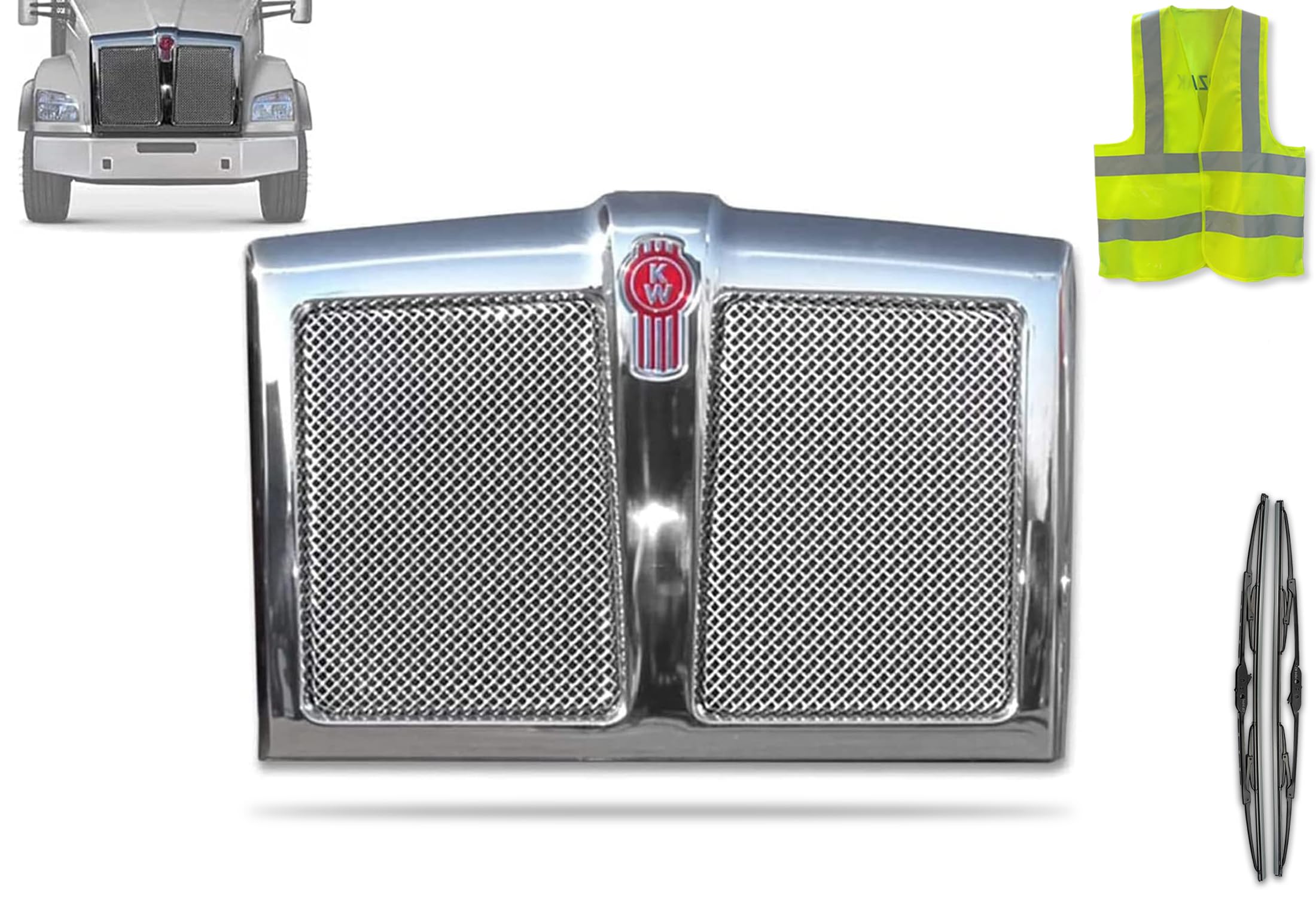 Mua KOZAK Chrome Grille Frame with Bug Screen (Plastic chrome surround ...