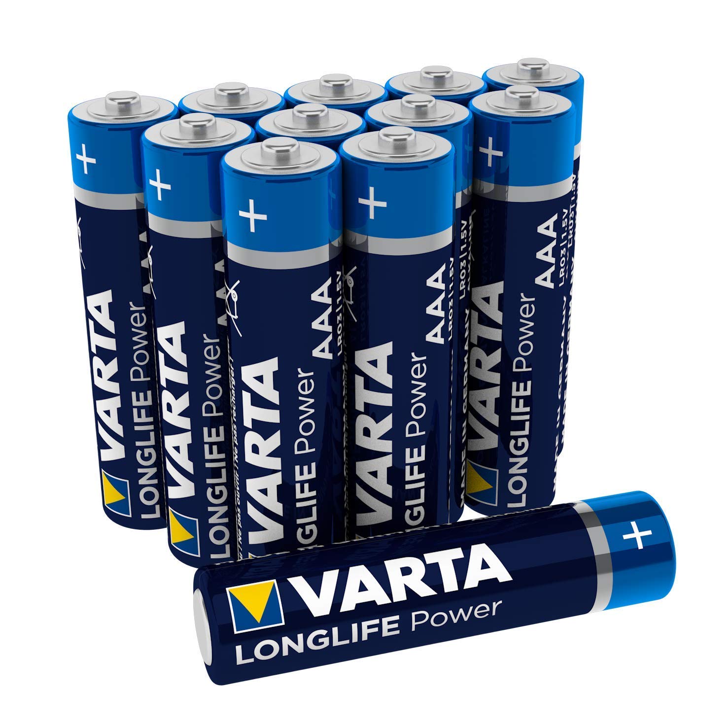 VARTA Longlife Power AA Mignon LR06 Alkaline Battery (12-pack) - Made ...