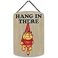 Amazon.com: Garfield Hang In There Hanging Wood Wall Decor - Funny ...