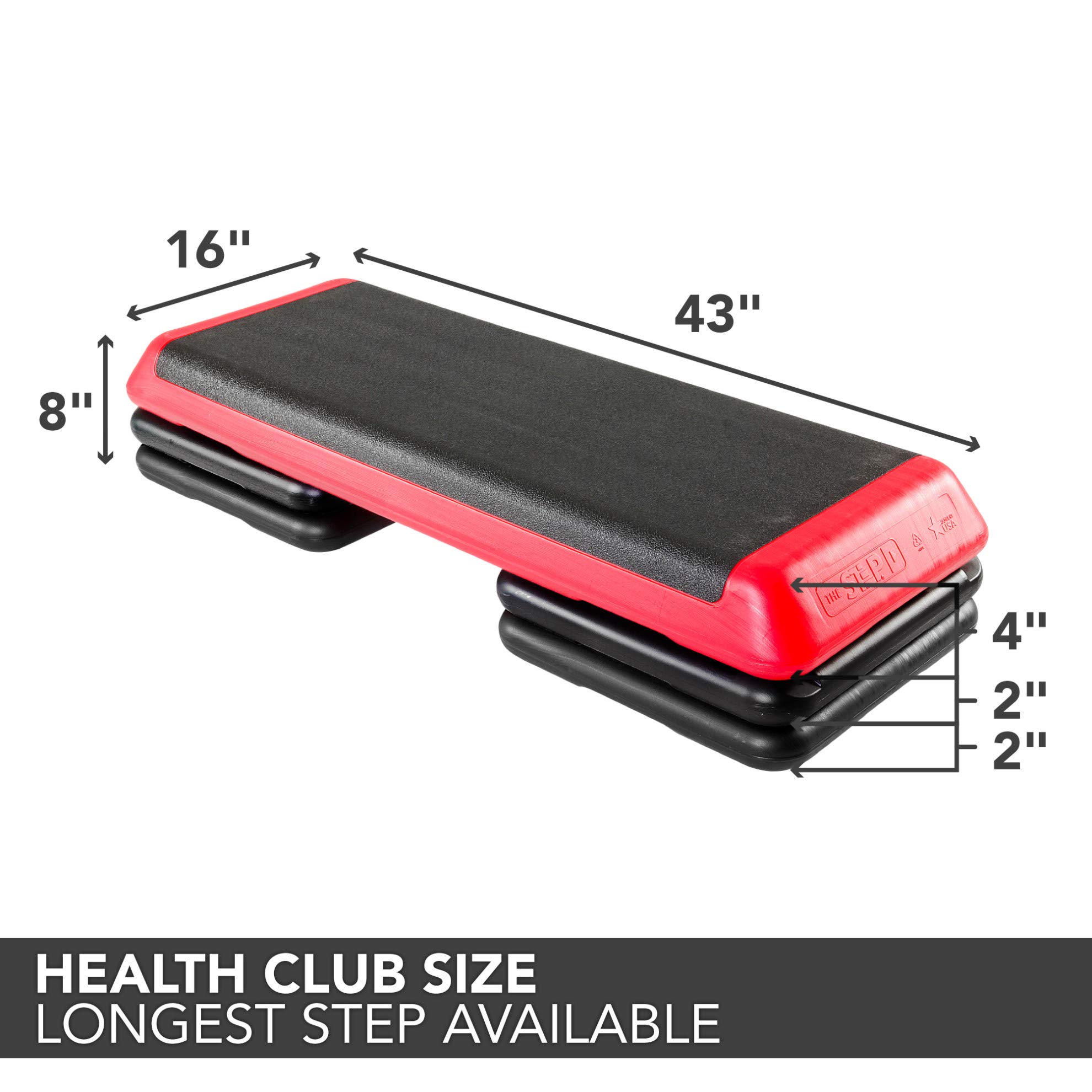 Mua The Step Original Aerobic Platform, Health Club Size Steppers for ...