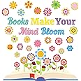 Amazon.com : Reading Makes Your Mind Bloom Classroom Bulletin Board Set ...