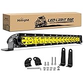 Amazon.com: Nilight Amber Led Light Bar 22Inch 480W Triple Row Flood Spot Combo Waterproof Off ...