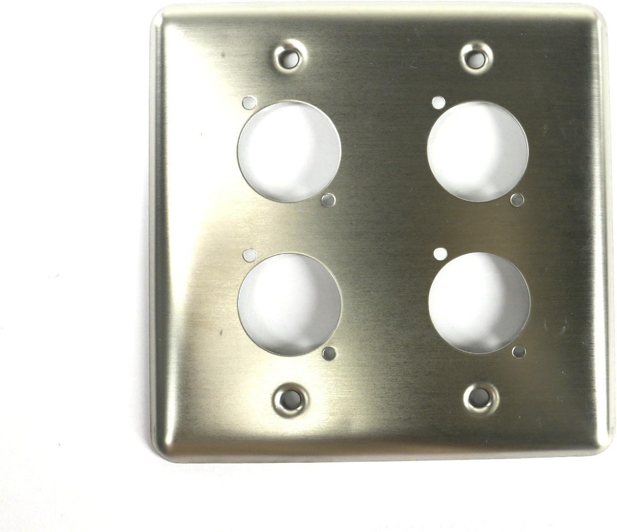 Amazon.com: Elite Core Double-Gang Quad Stainless Wall Plate with 4 ...