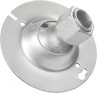 2 Pcs, 4 In. Round Swivel Fixture Hanger Cover w/1/2 In. Pipe for Round ...