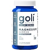 Amazon.com: Zero Sugar Goli Magnesium Gummies - 260mg Magnesium ...