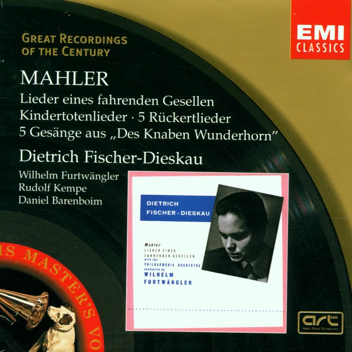 Mahler : Lieder eines fahrenden Gesellen - Kindertotenlieder - Rückert-Lieder - 5 Lieder du ...