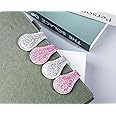 Amazon.com: 3 PCS Sparkling Leather Magnetic Bookmark, Bling Bookmark ...