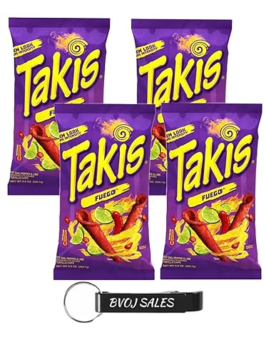 Takis Fuego Hot Chili Pepper & Lime Flavored Corn Snacks 9.9 oz Barcel ...