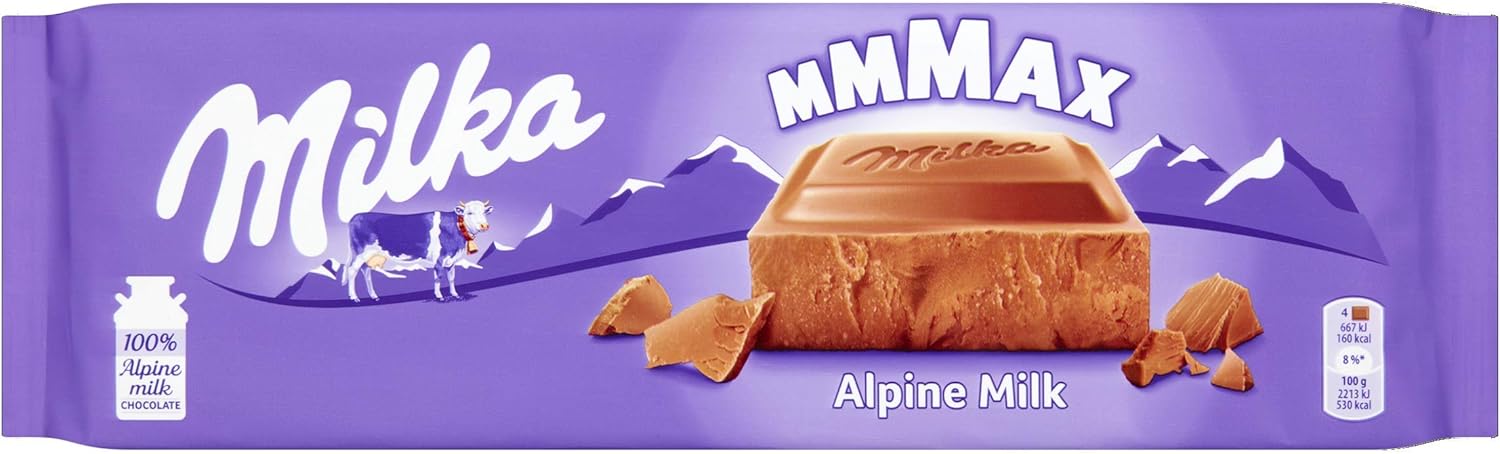 Milka Max Alpine Milk Chocolate Bar 270g: Amazon.co.uk: Grocery