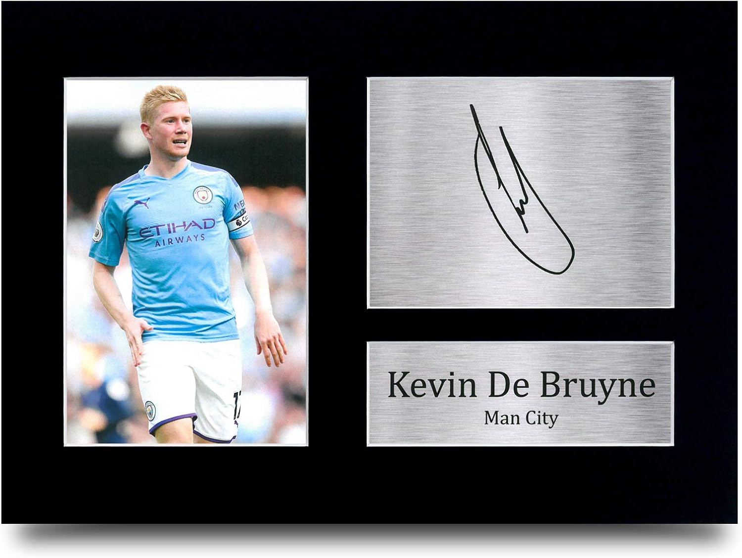 HWC Trading Kevin De Bruyne Signed A4 Printed Autograph Manchester City ...