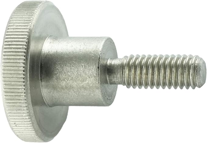 Eisenwaren2000 | M6 x 8 mm DIN 464 Rändelschrauben (30 Stück) - hohe Form - Edelstahl A1 1.4305 ...