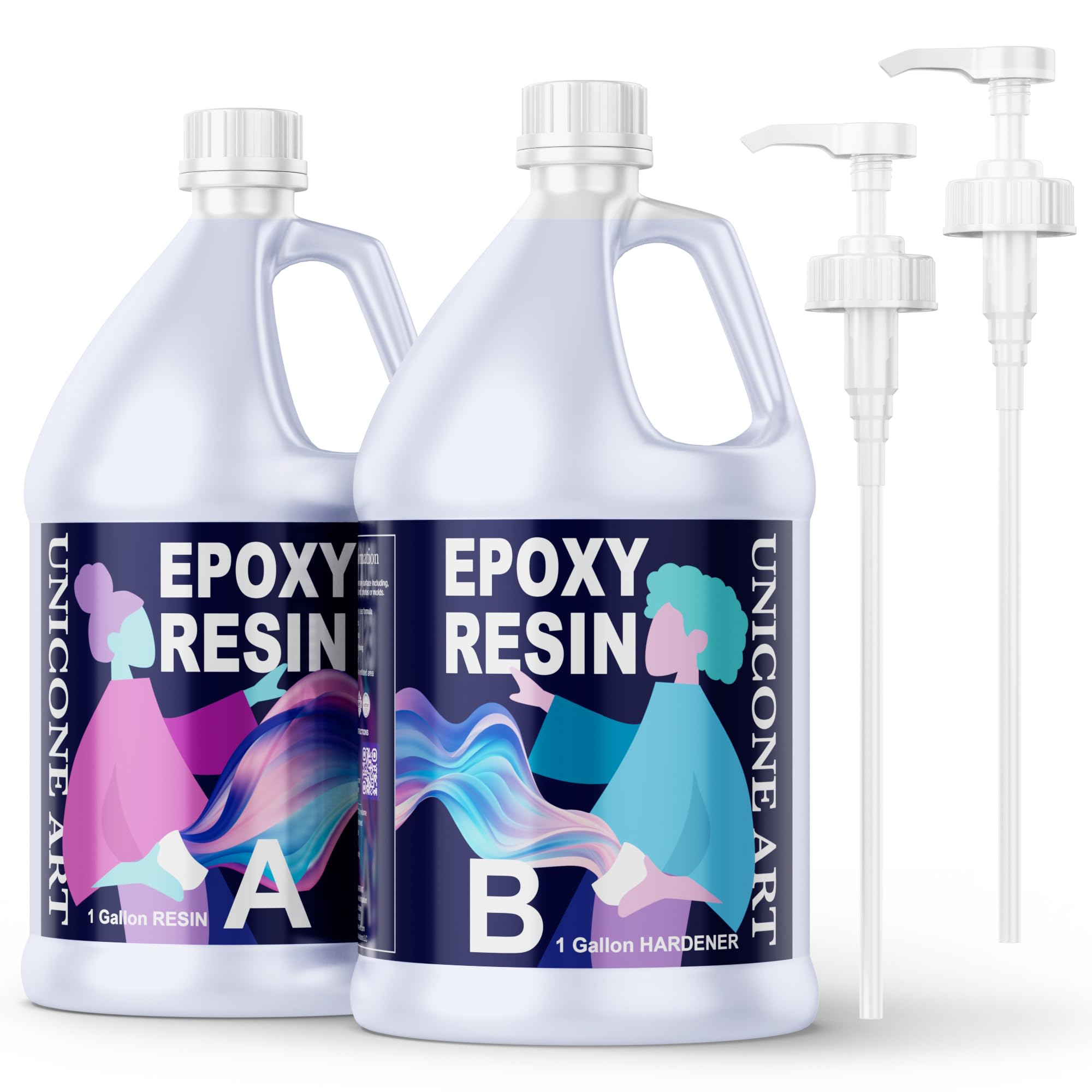 Mua Epoxy Resin Kit 2 Gallon (1 Gal Resin + 1 Gal Hardener) Resin Epoxy ...
