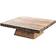 Amazon.com | IMPULSE! Napa Mango Wood Square Bark Riser: Serving Sets