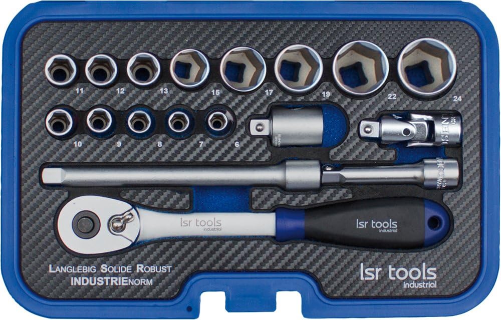 Lsr Tools Socket Set 18 Piece 3/8, Pack of 1 88820212 – BigaMart