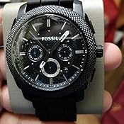 Buy Fossil Machine Chronograph Black Dial Men's Watch - FS4487 Online ...