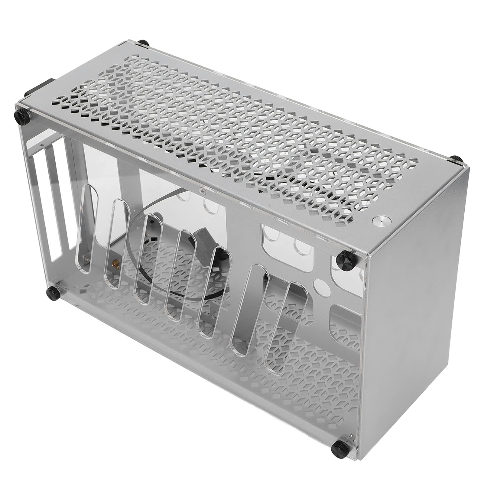 Desktop Computer Chassis Case,K55 Mini-ITX Desktop Chassis Aluminum ...