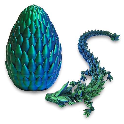 KyooteLfv Dragon Egg Large Size, Easter Egg with Pet Dragon, 3D Printed ...