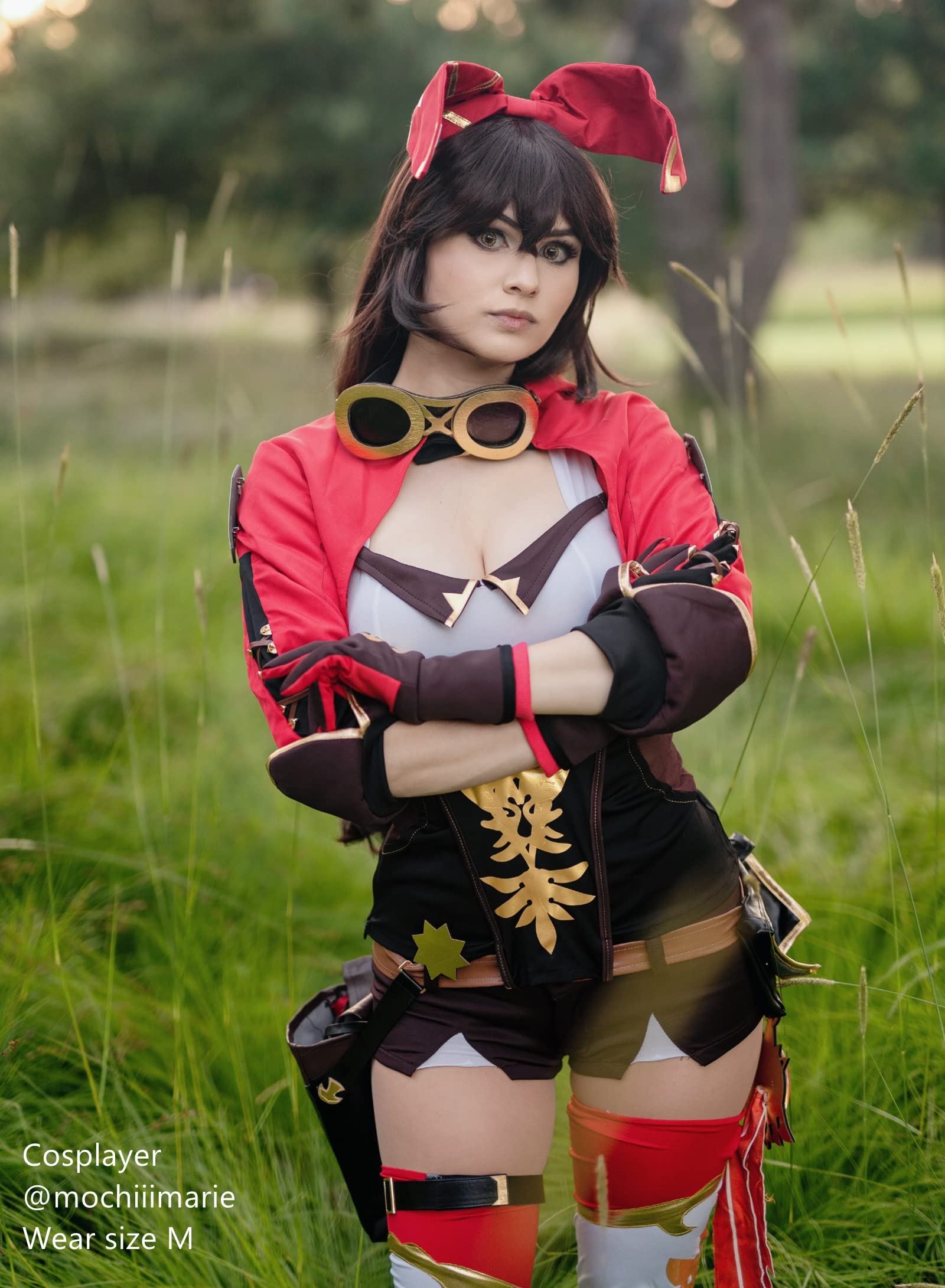 Mua NSPSTT Amber Cosplay Costume Amber Cosplay Outfit Women Halloween Outfit XXL trên Amazon Mỹ ...