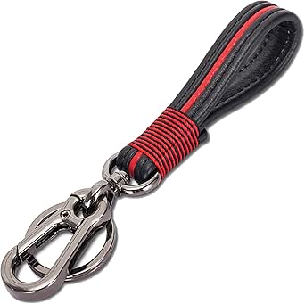 Amazon.com: Premium Leather Valet Keychain, Handmade Genuine Leather ...