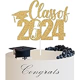 Amazon.com: Class of 2024 Cake Topper, Congrats Grad, Senior/High ...