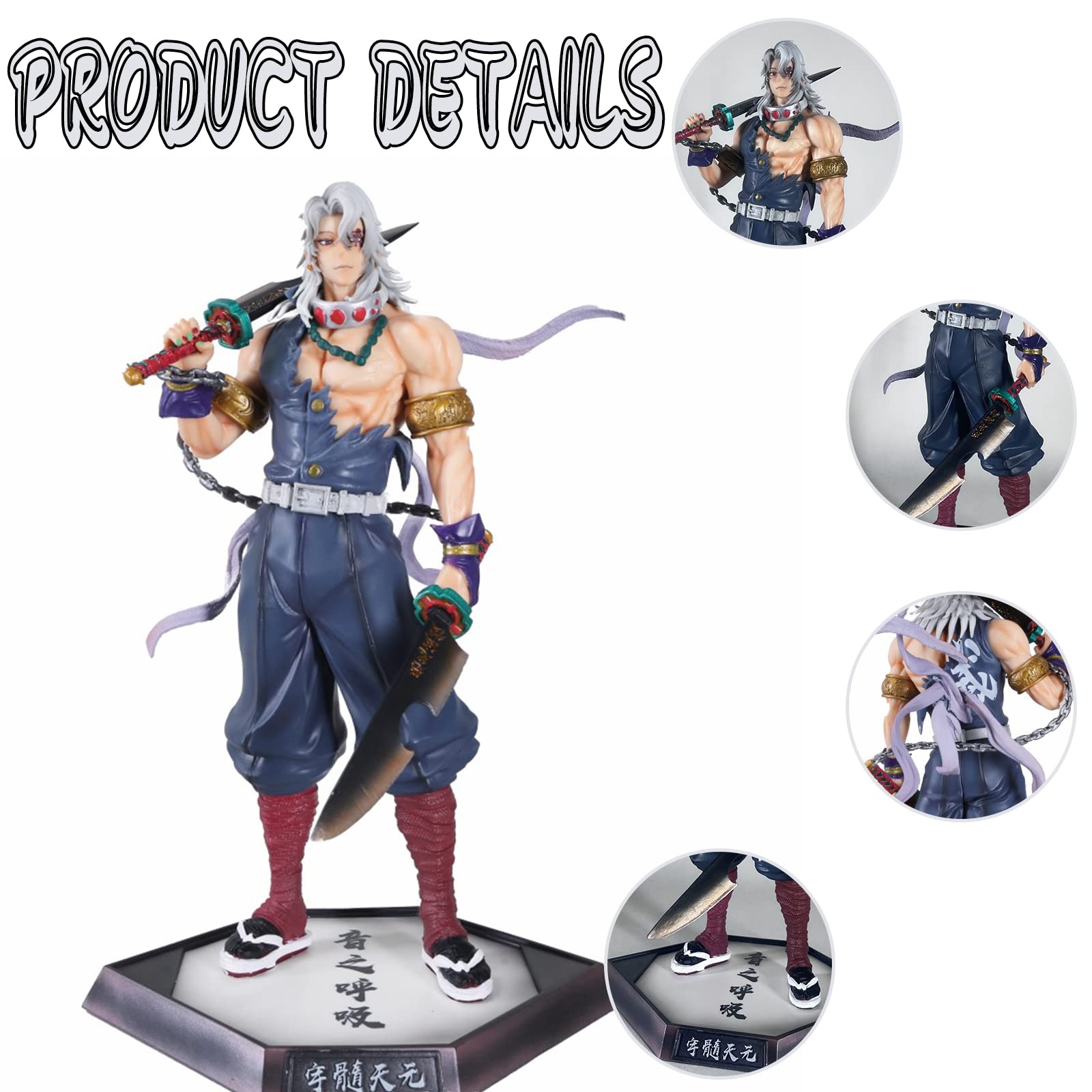 Mua Uzui Tengen Tengen Uzui Figure Anime Statue Model Color Desktop ...