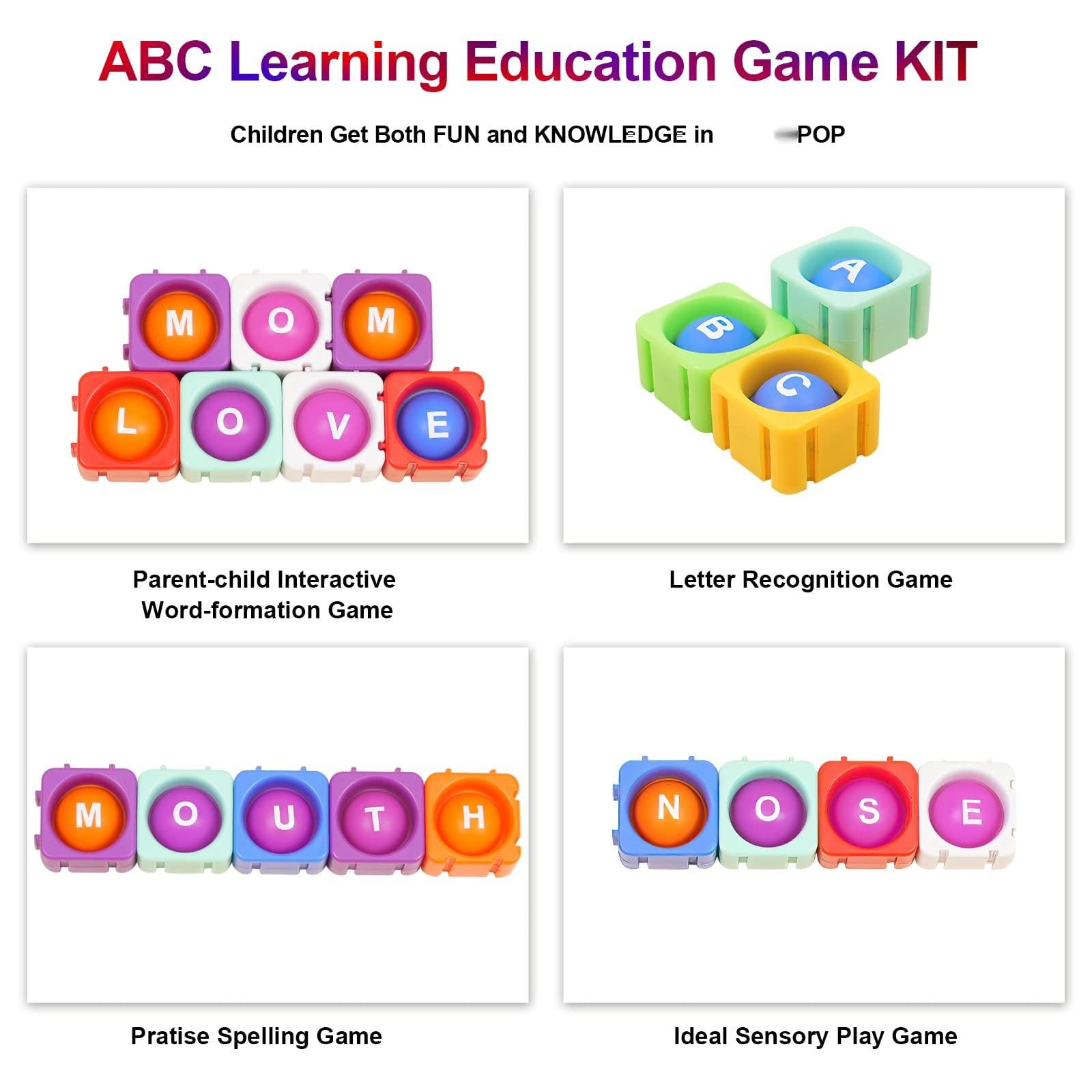 Mua NowFuture Alphabet Pop Fidget-Blocks,Upper&Lowercase Match Game ...