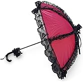 Amazon.com: Gothika Gothic Victorian Lace Parasol Umbrella Black Style ...