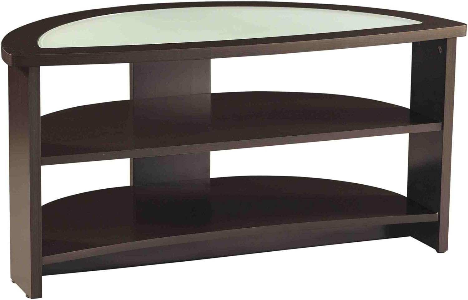 Amazon.com: OSP Designs 42-Inch Half Moon TV Stand in Espresso Finish ...