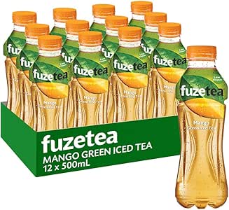 Fuze Mango Green Iced Tea Bottle, 12 x 500 ml: Amazon.com.au: Grocery ...