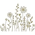 Amazon.com: Wildflowers Car Decal, Wildflower Boho Car Decal, Plant ...