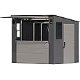 Amazon.com : Suncast 8' x 7' Cabana Entertainment Storage Shed, All ...