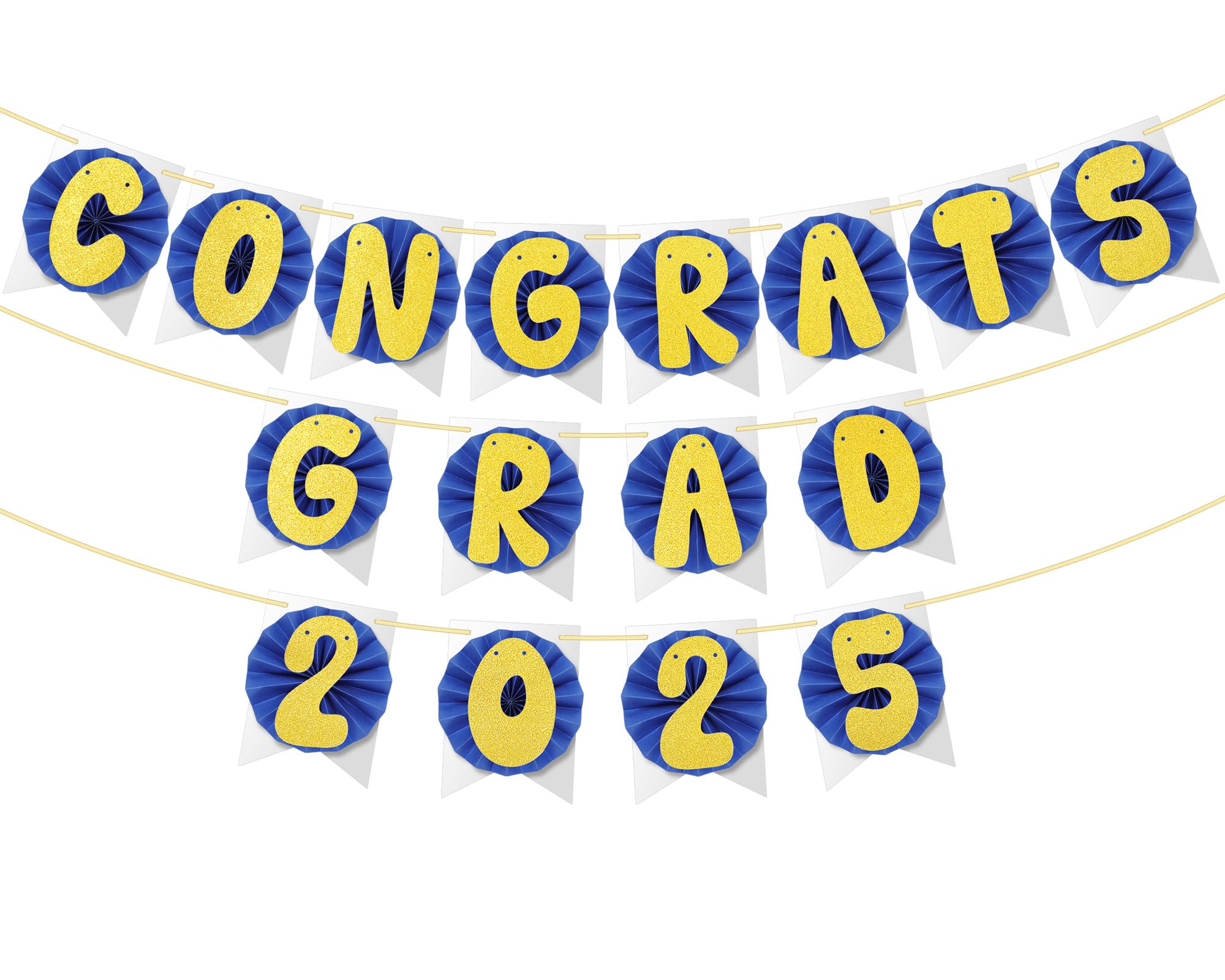 TaoBary Congrats Grad 2025 DIY Banner, Assembly Required with Glitter ...