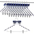 Amazon.com: Threehoney 10 Pack Cheer Uniform Wooden Suit Hangers ...